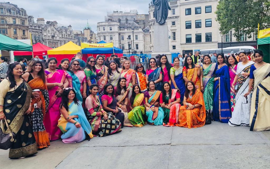 KALA Joins Historic Saree Walkathon in London Handloom Day